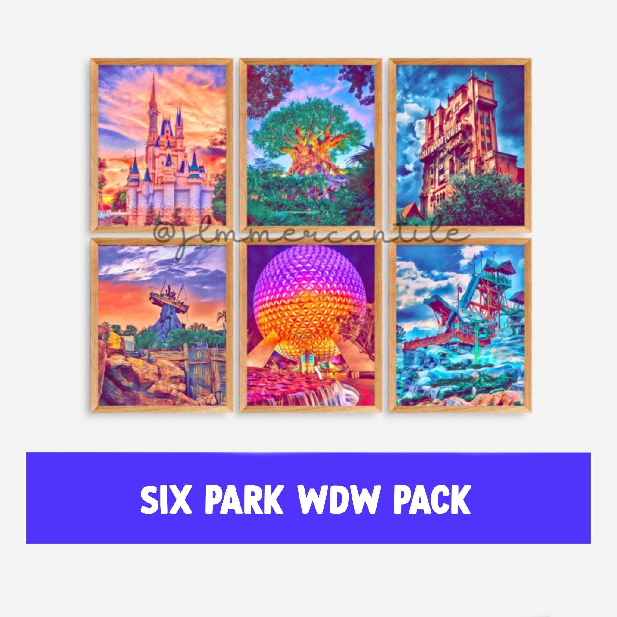 6 Park Pack Digital Prints - Etsy