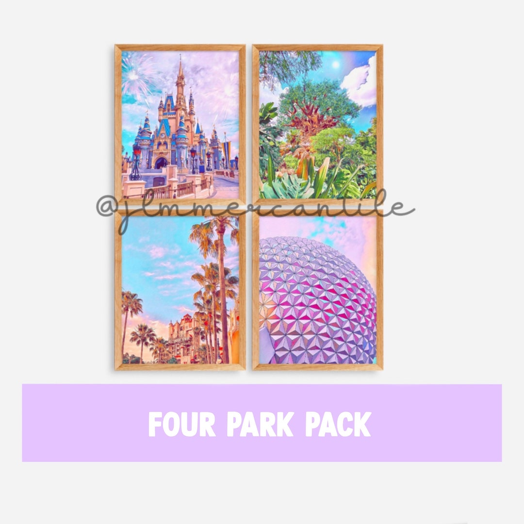 4 Park Pack Digital Prints - Etsy