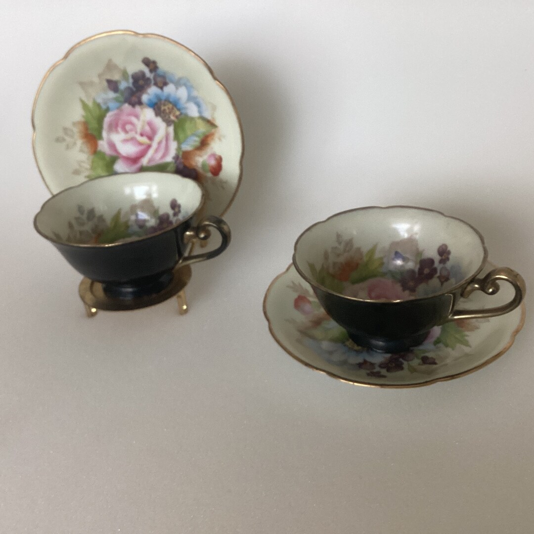 Victorian Style Antique Lot of 2 Tea Sets Cups and Saucers - Etsy
