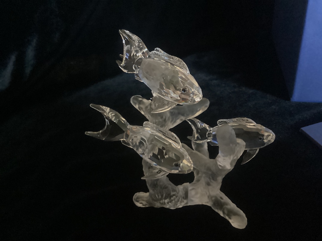 Swarovski School of Fish With Original Box and COA a Unique - Etsy