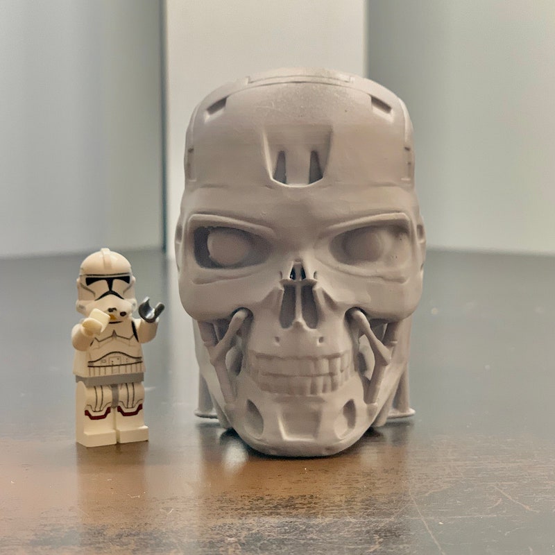 Terminator Skull - Etsy