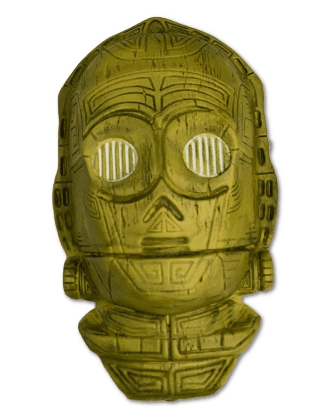 C3PO Inspired Tiki Mask. - Etsy