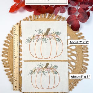 Fall Pumpkin Hand-embroidery DIY Kit (beginner-friendly) - Etsy