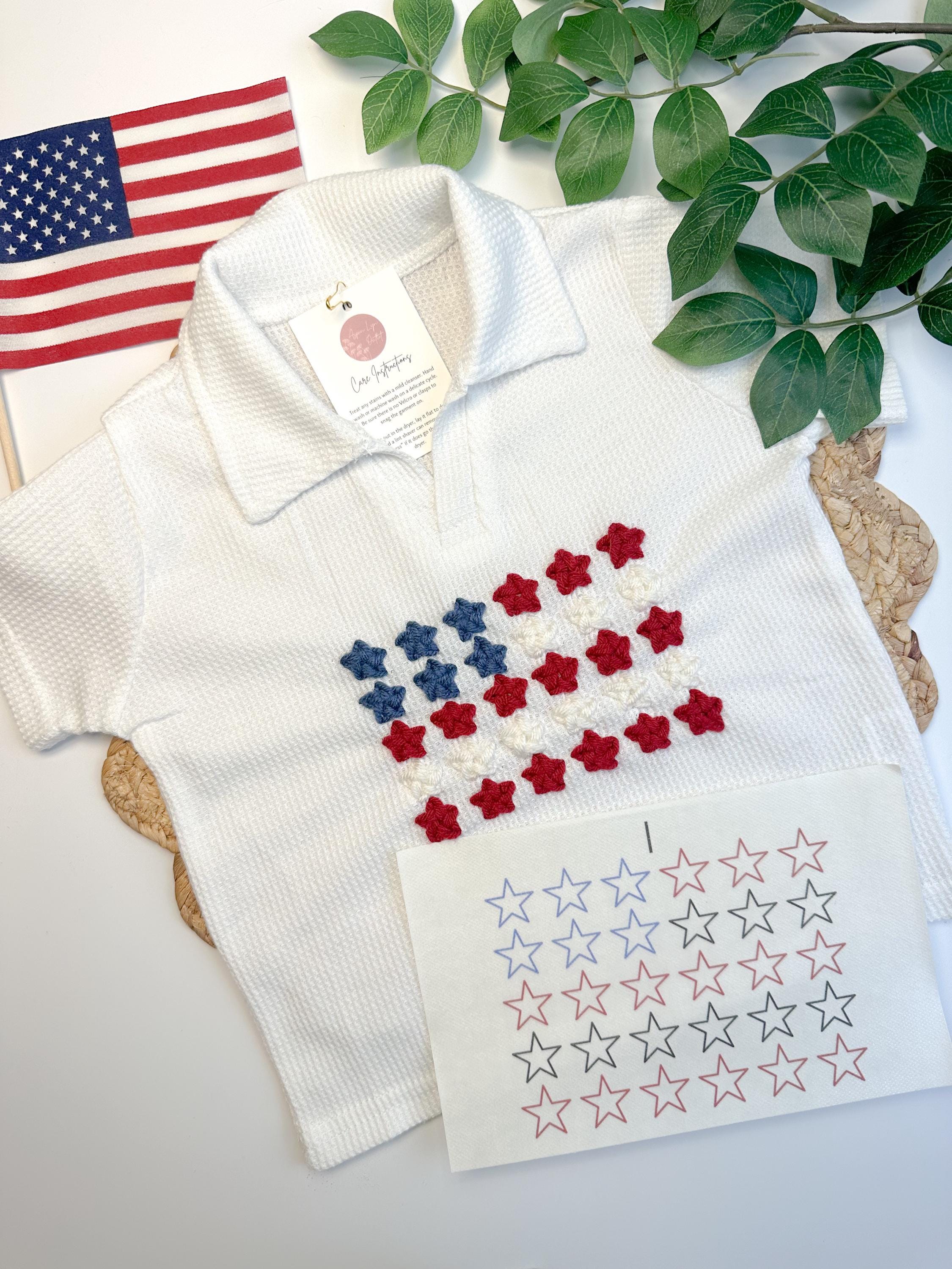 American Flag & Simple Flag Embroidery Patterns: Beginner-friendly ...