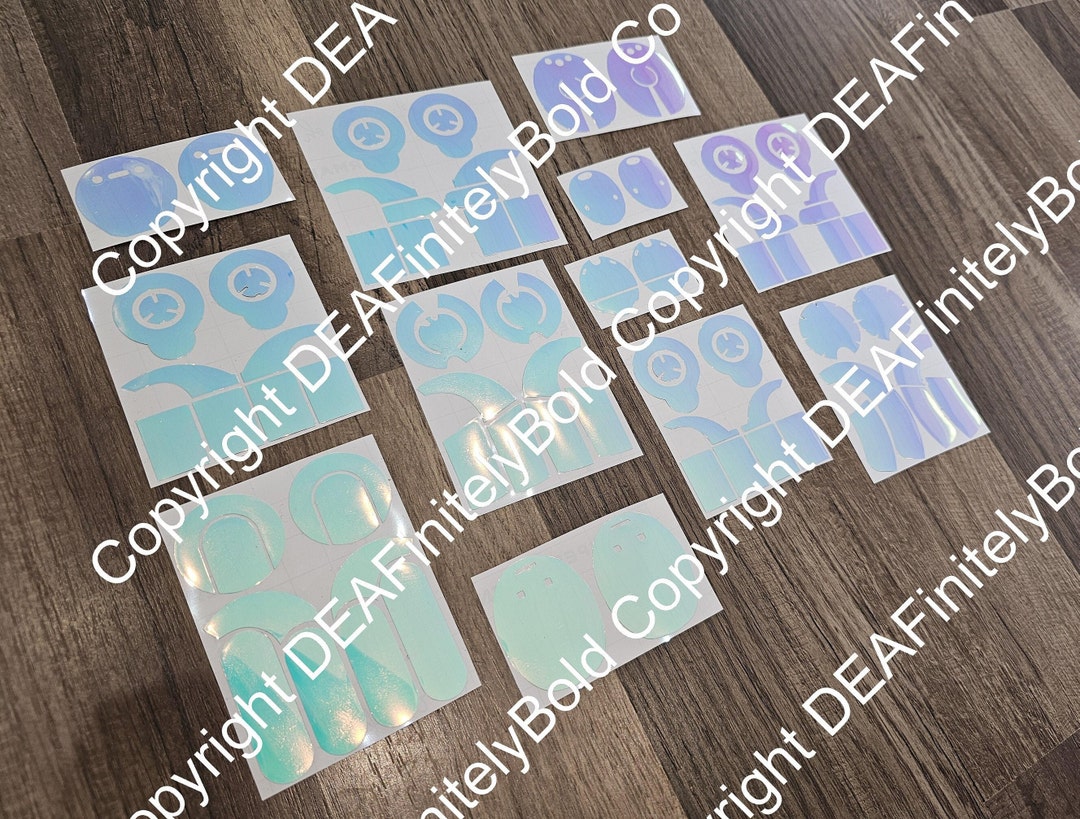 Iridescent Purple Blue: Skins for Medel, Cochlear, Advanced Bionics ...