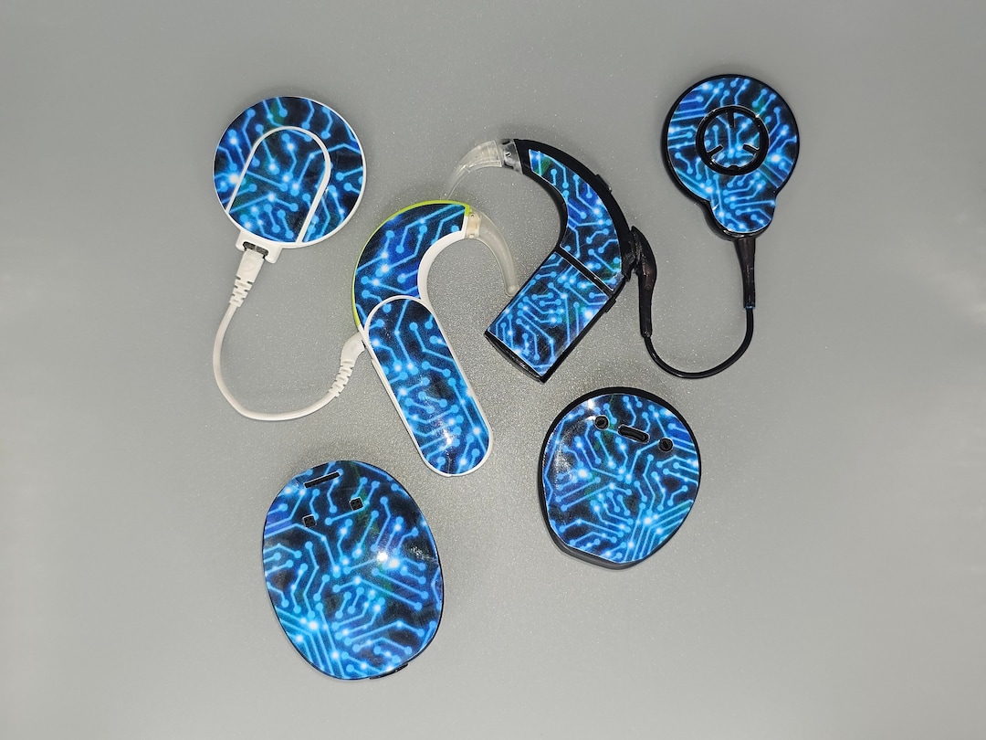 Circuit Board Skins: Cochlear Implant & Hearing Aid Stickers - Etsy
