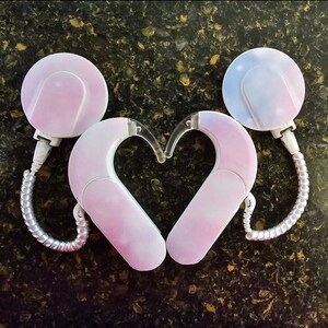 Cotton Candy Clouds: Skins und Sticker für MedEl, Cochlear, Phonetik ...