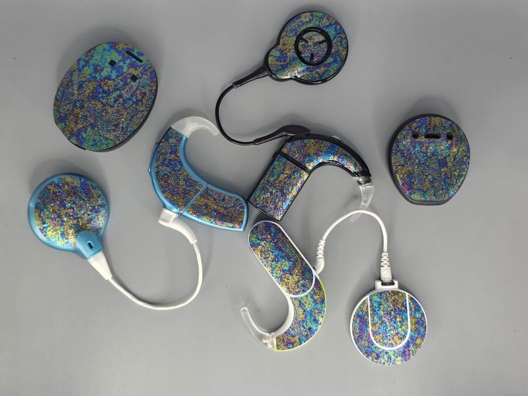Oil Slick: Skins for Medel, Cochlear, Advanced Bionics, Oticon, and ...