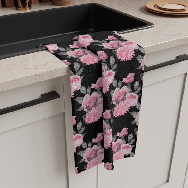 Floral Kitchen Towel - Etsy