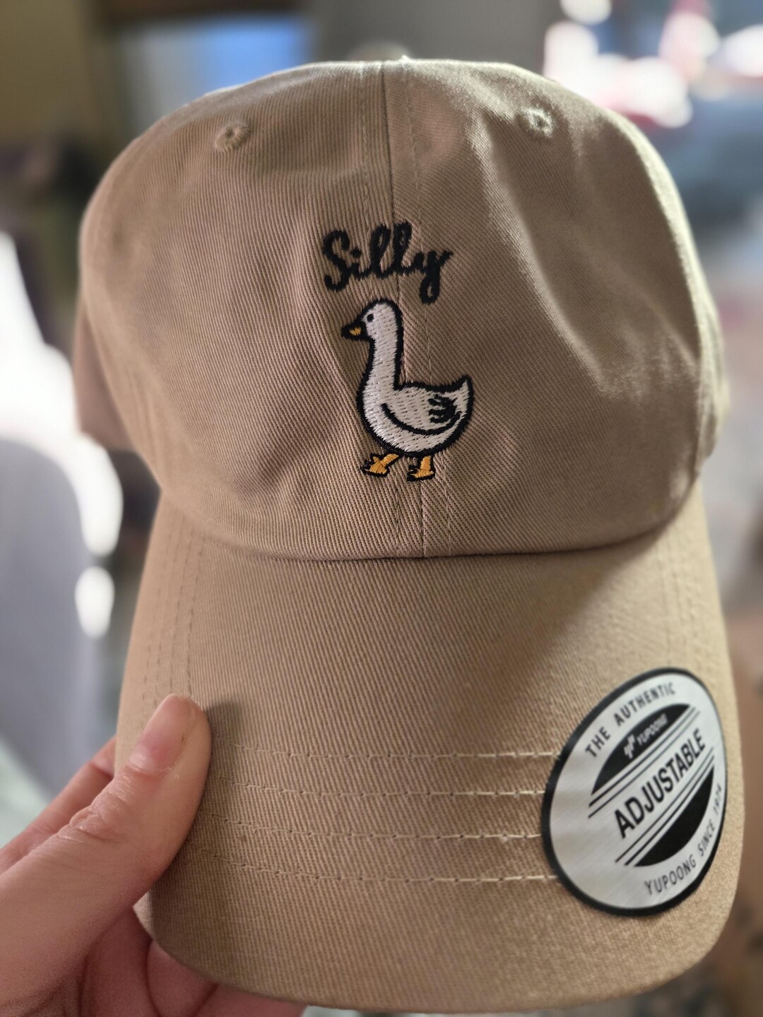 Silly Goose Embroidered Cap Vintage Funny Baseball Hat Outdoor Animal ...