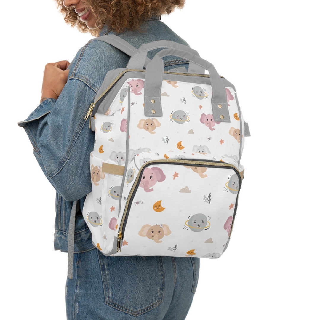 Elephants Moon Multifunctional Diaper Baby Toddler Infant Backpack - Etsy