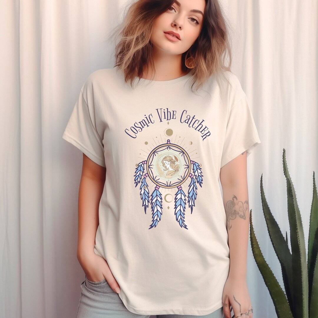 Cosmic Vibe Catcher Unisex Comfort Colors Camiseta / Astrología Humor ...