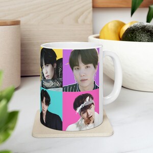 BTS Suga Fan Ceramic Mug 11oz | BTS Army Coffee Mug | Min Yoon-gi Merch - Etsy