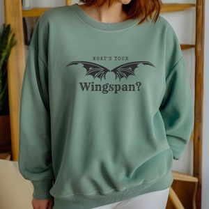 What's Your Wingspan Comfort Colors Sweatshirt | ACOTAR Sweater ...