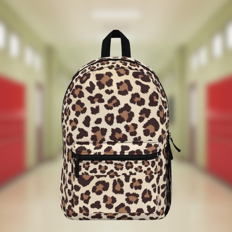 Cheetah Backpack - Etsy