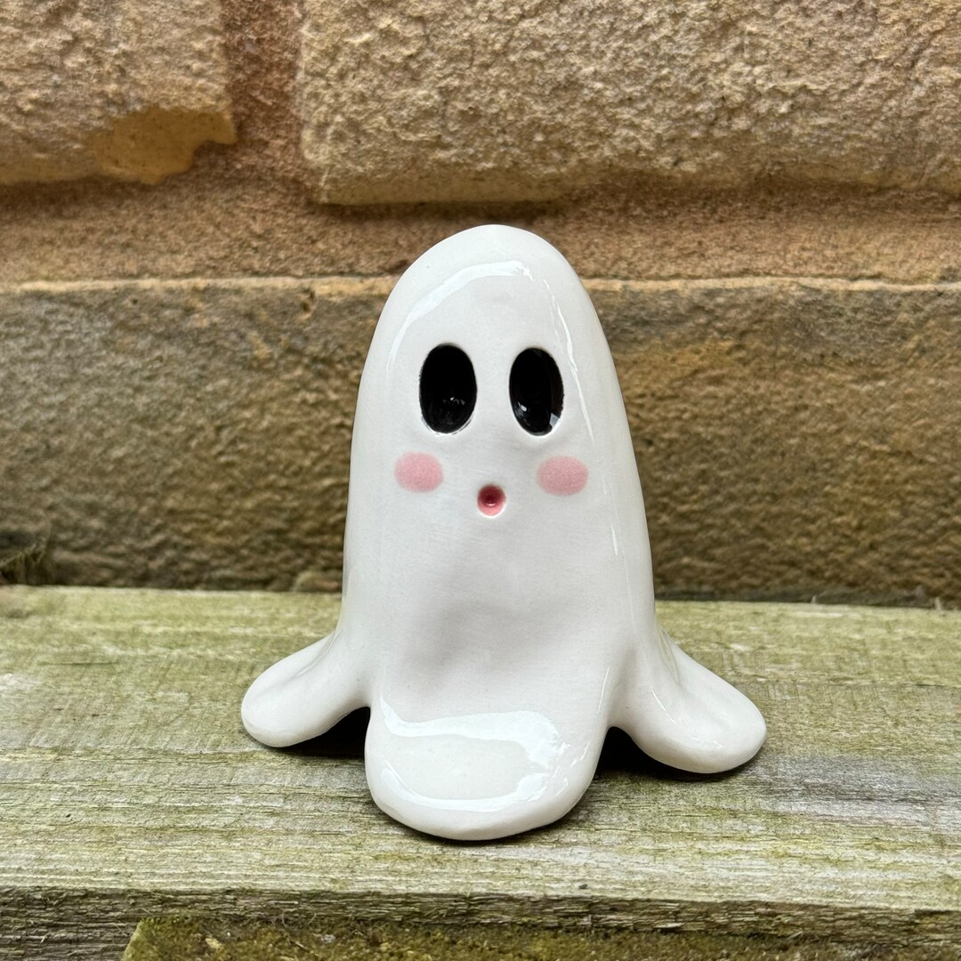 Classic Ghost Small Ceramic Figure - Etsy