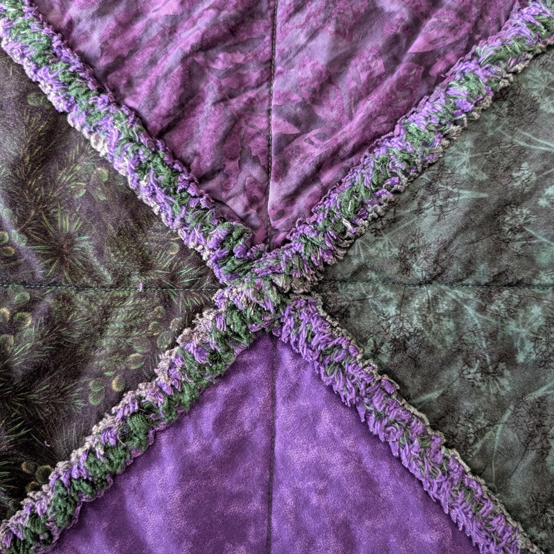 Queen Size Rag Quilt - Etsy