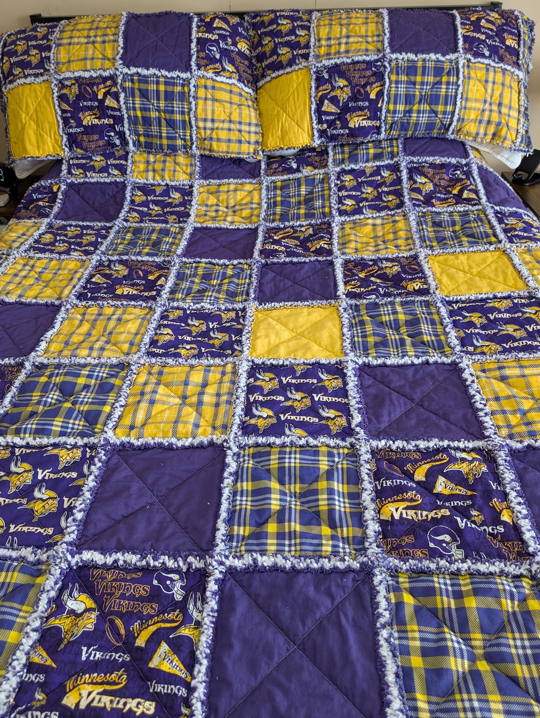 Custom Rag Quilt: Made-to-order Cotton Flannel Quilt - Etsy