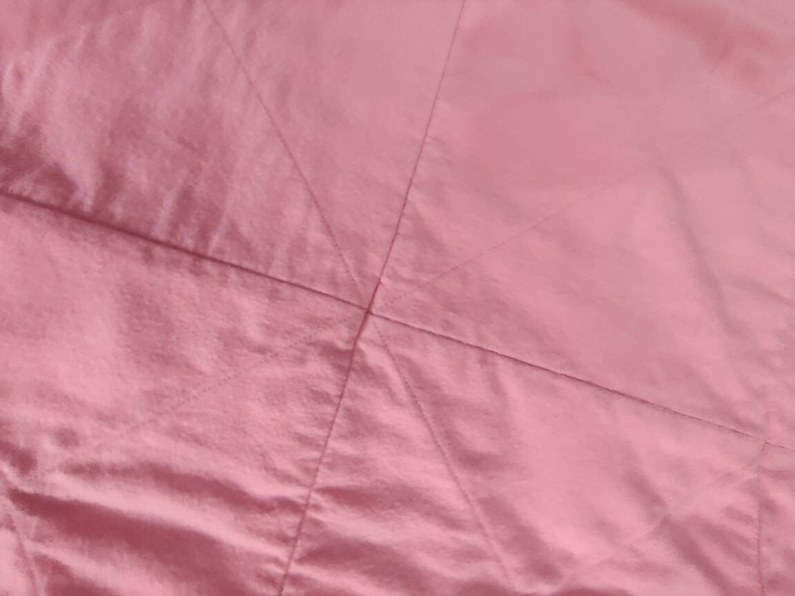 Palm Leaves and Pink Rag Quilt Light Pink and Green Palm Tree - Etsy