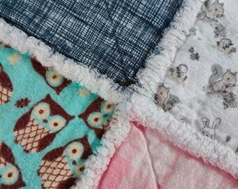 Rainbow/pride/lgbtq/160 Prints Rag Quilt Large 75 X 60 Throw Size - Etsy