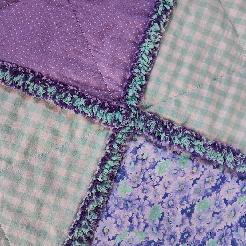 Flannel Rag Quilt - Etsy
