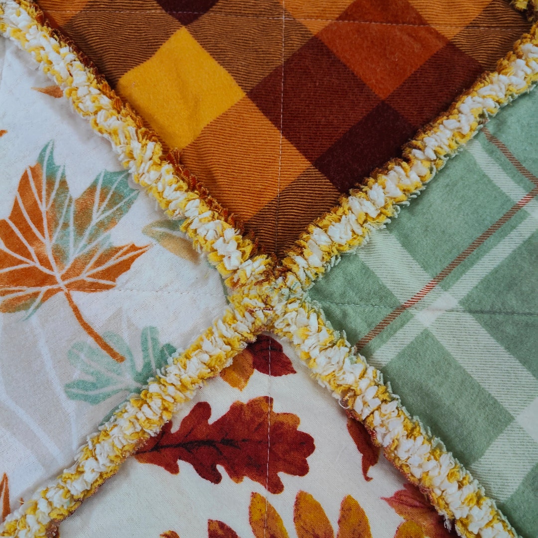 Peaceful Fall Rag Quilt - Etsy