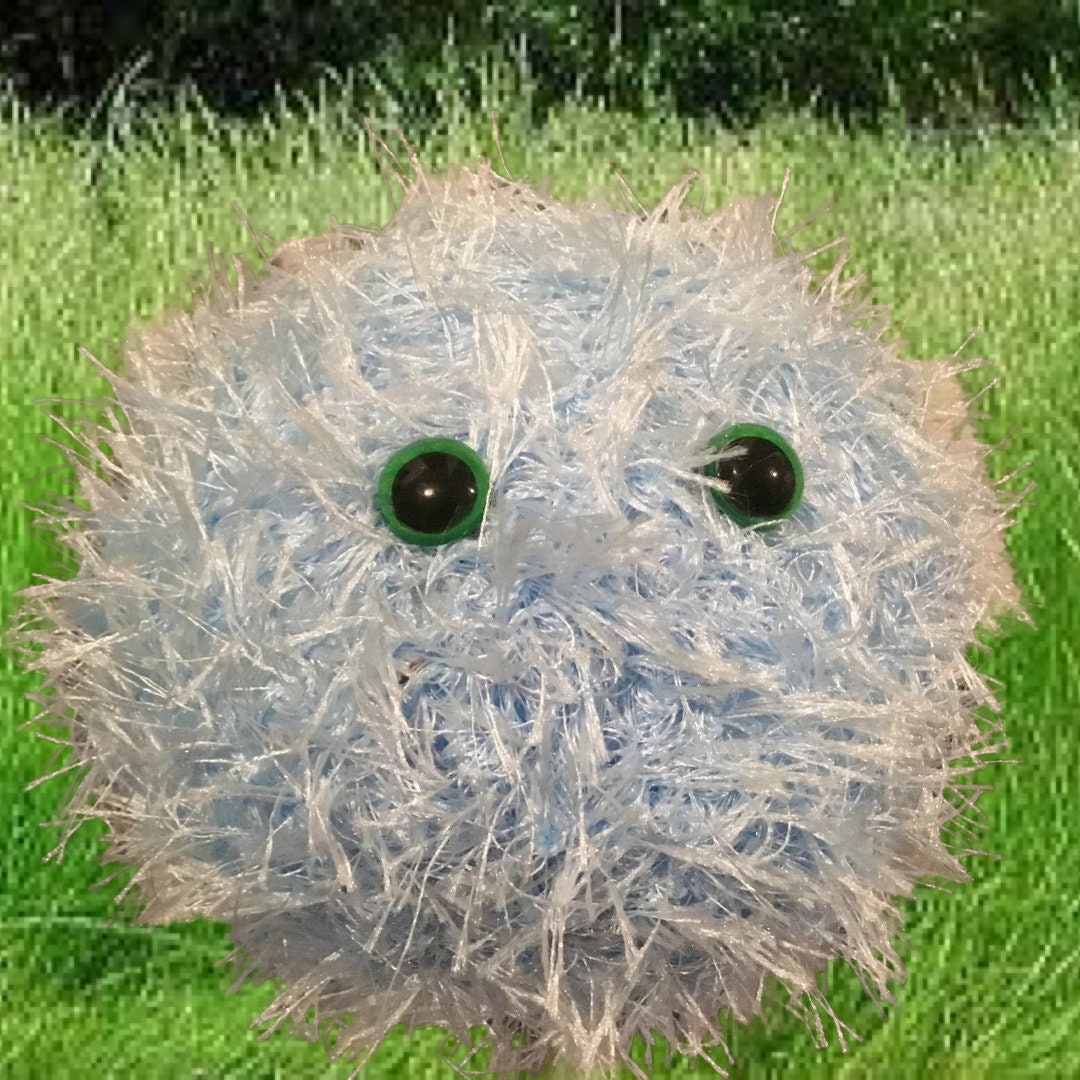 Handmade RHONA Light Blue Pet Haggis Knitted Gift Soft Joke Novelty ...