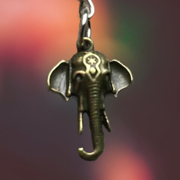 Elephant Keychain - Etsy