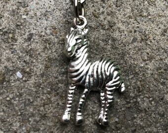 Zebra Keychain | Etsy