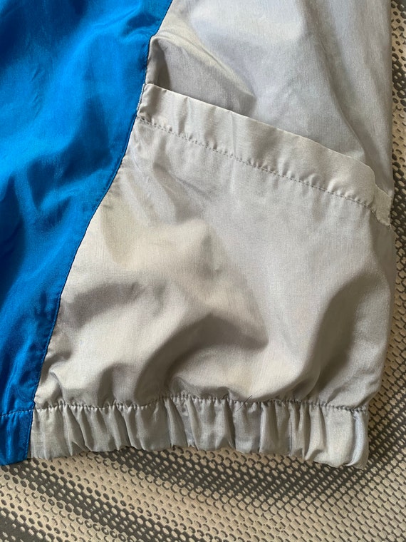 1980's Nike Shell Suit Jacket in Electric Blue / Silv… - Gem