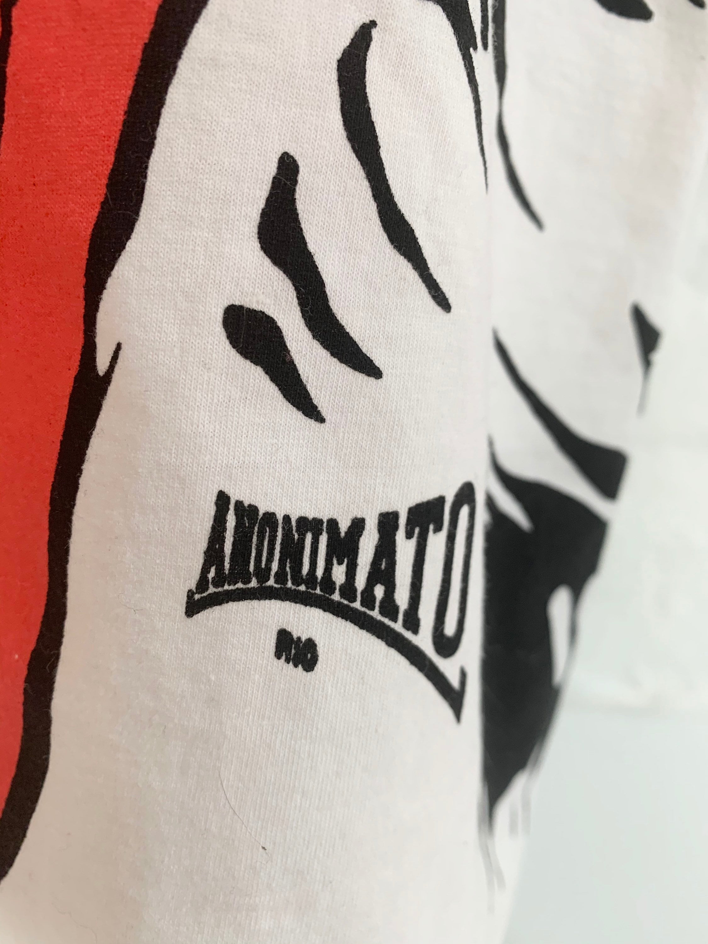 1990’s Oversized Brazilian Tee Shirt Featuring Huge White Tiger ...