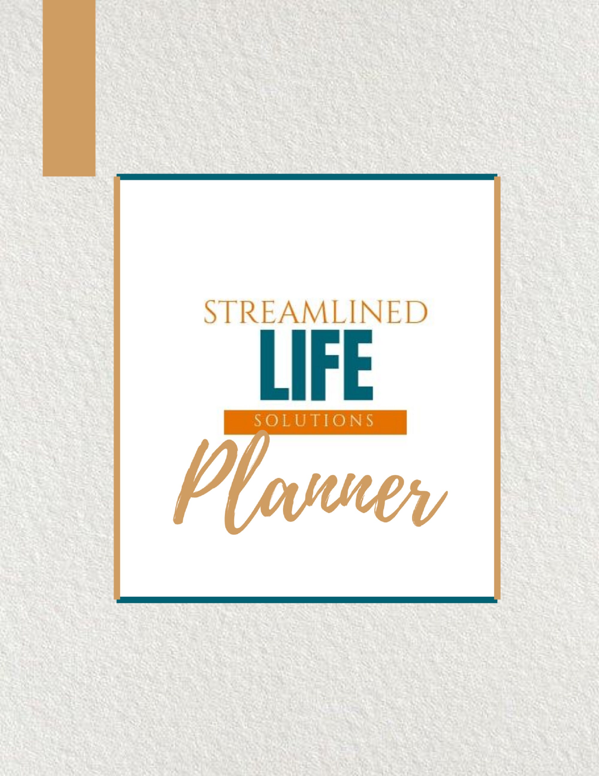 Streamlined Life Solutions Printable Planner - Etsy
