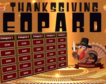 Personalized Jeopardy Game - Etsy