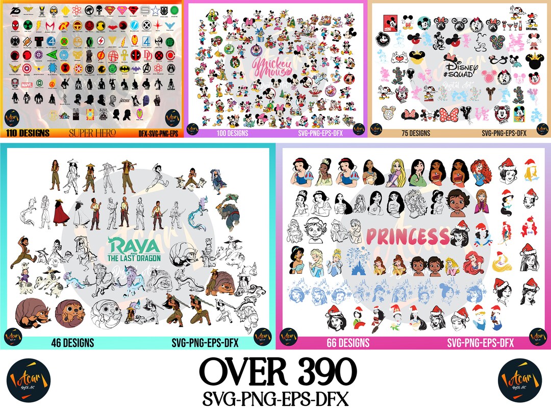 Over 400 SVG BUNDLE Svg and Png Bundle Bundle Layered SVG - Etsy