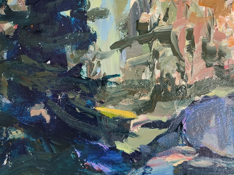 Spring in the Forest - Impressionist, Expressionist, Plein-air ...