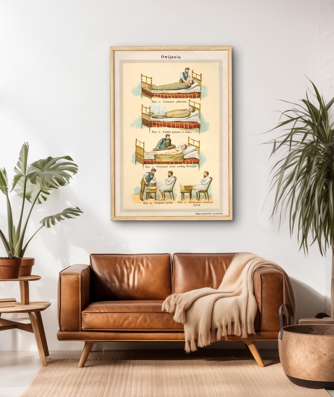 Vintage Medical Poster – 1903 Bilz Hydrotherapy Illustration Print - Etsy