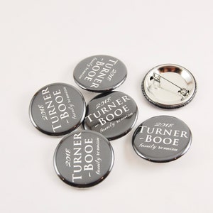 Custom Family Reunion Pin Buttons, Personalized, Reunion, Party Favors ...