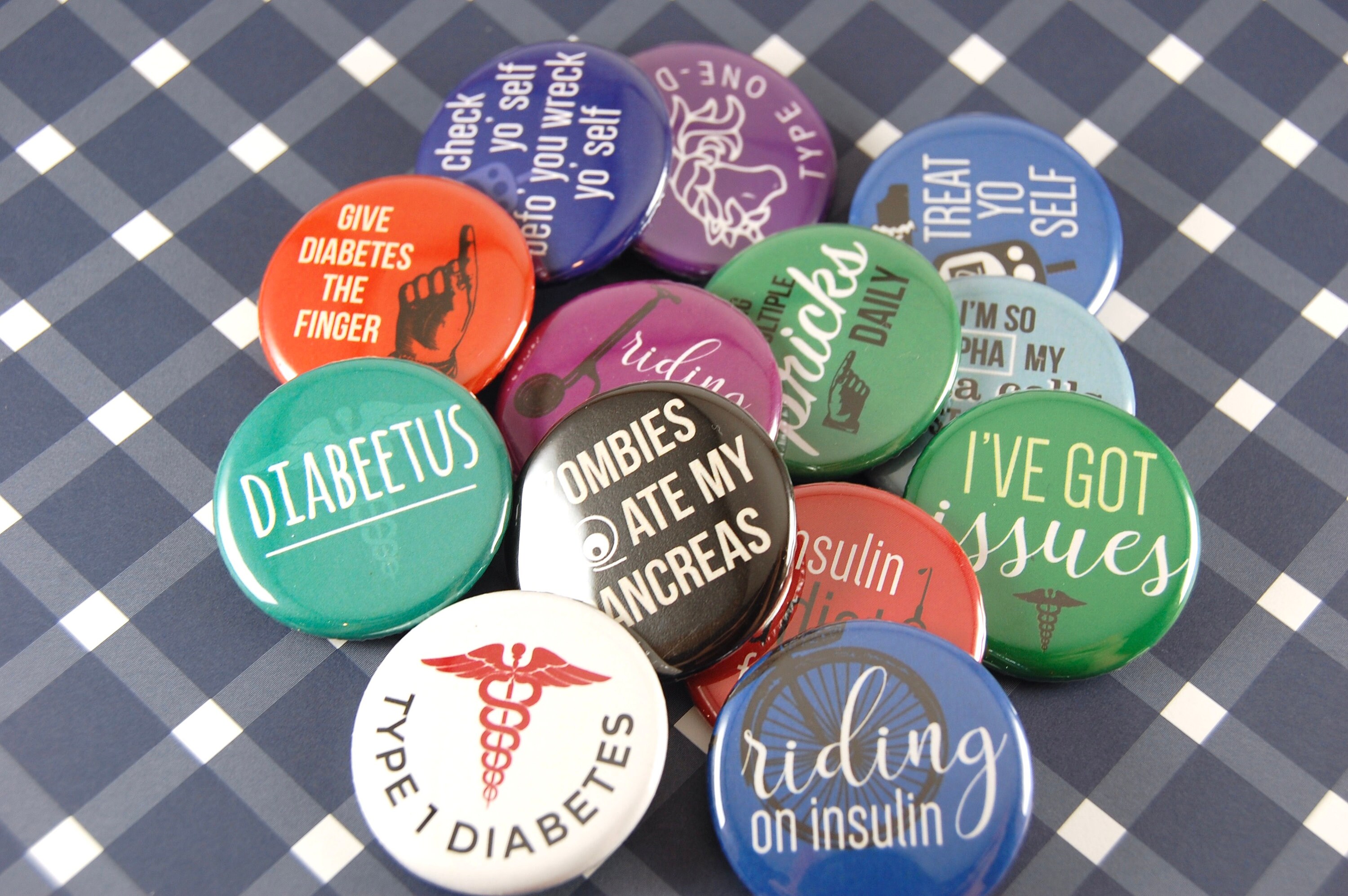 Type 1 Diabetes mix and match lanyard pin diaversary | Etsy