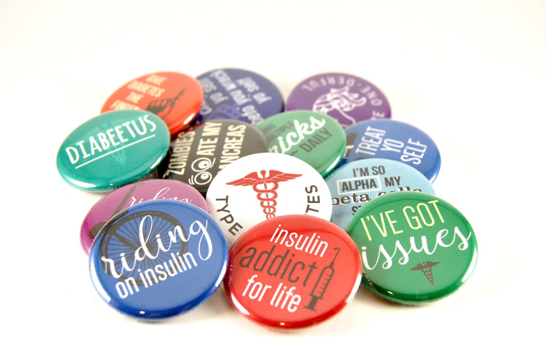 Type 1 Diabetes Mix and Match | Lanyard Pin Diaversary Diabetic ...