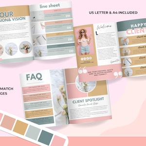 Pastel Ebook Template Canva: 70 Page Workbook (digital Download) - Etsy