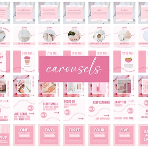 800 Pink Instagram Templates Instagram Templates Coach Instagram ...