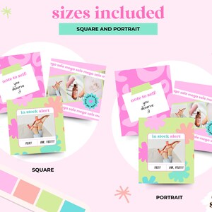 Portrait Social Media Template - Business Instagram Template ...