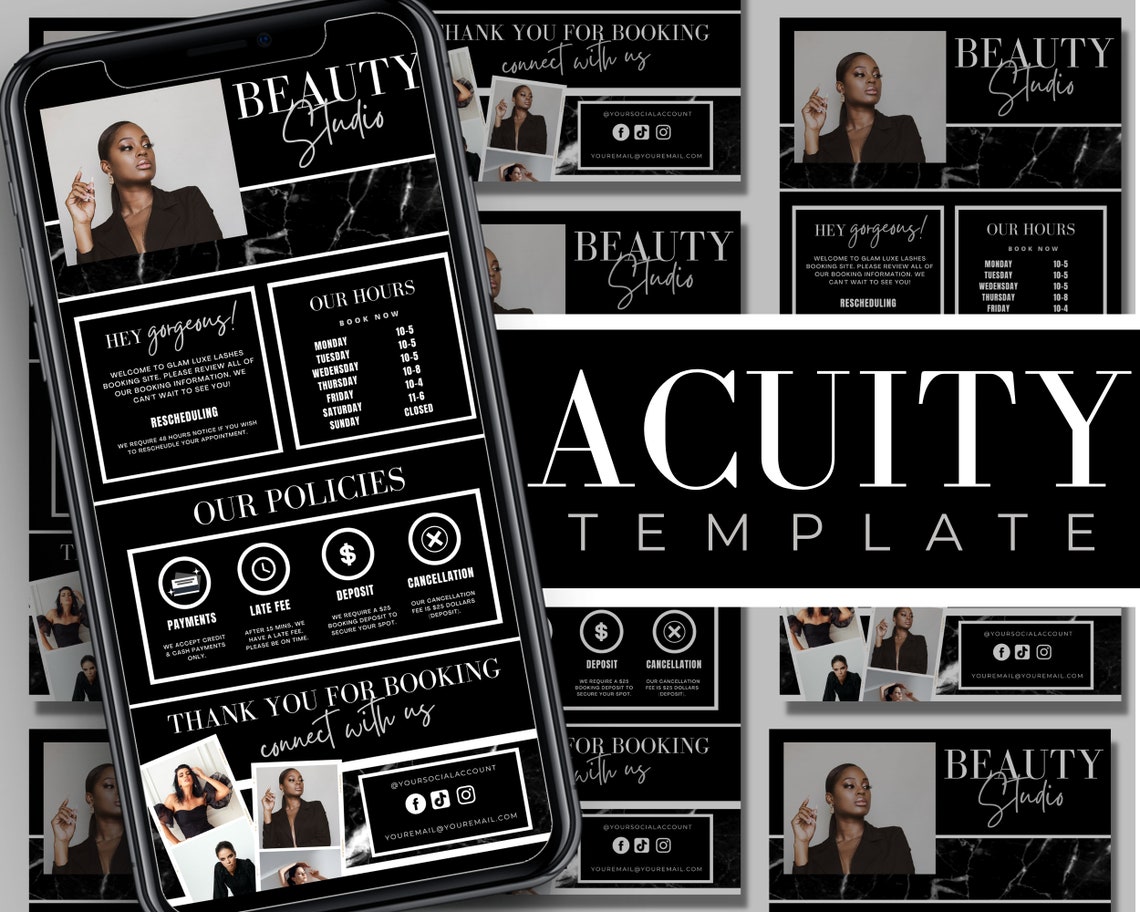 Acuity Scheduling Template Acuity Template Acuity - Etsy