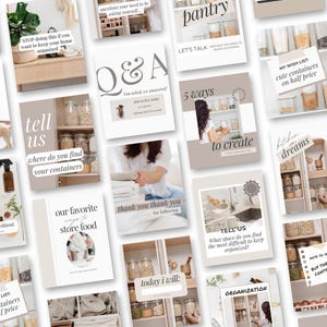 Organization Instagram Post Templates: Canva Social Media (325+) - Etsy