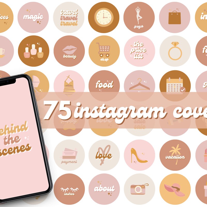 Highlight Covers for Instagram - Etsy