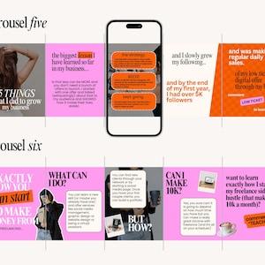 Storytelling Carousel Templates - Social Media Manager - Seamless ...