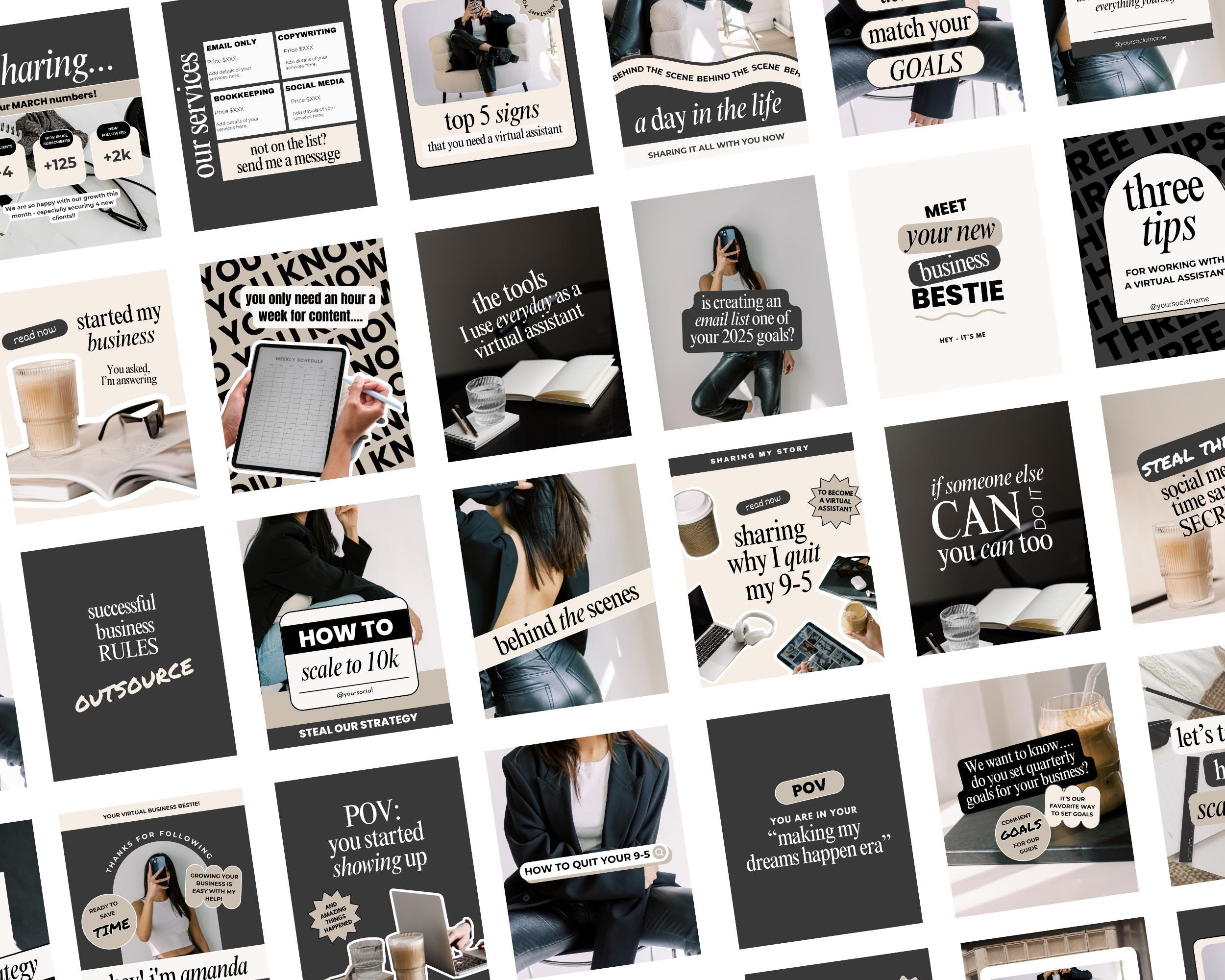 Social Media Templates: Storytelling Instagram Posts, Social Media ...