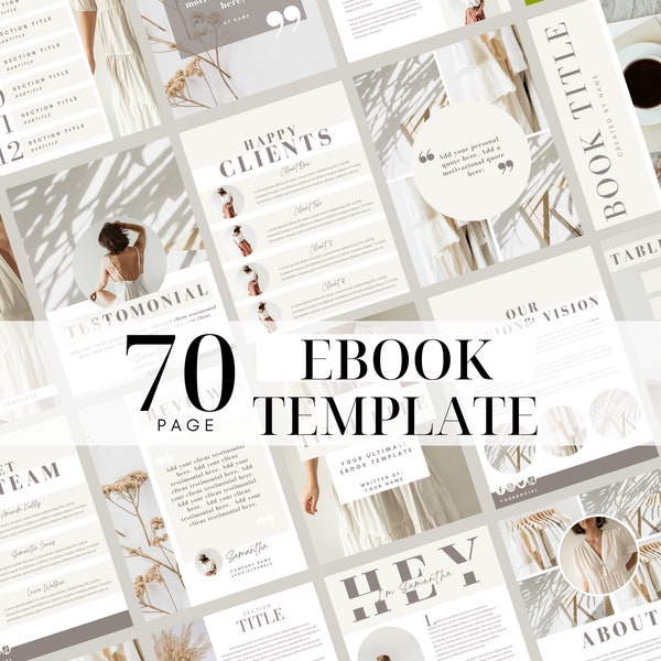 Free Canva Ebook Template - Etsy