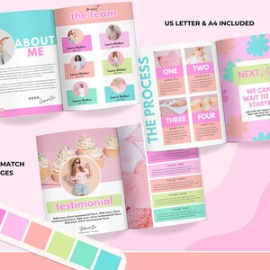 Colorful Book Template Canva - Ebook and Workbook Template - Ebook ...