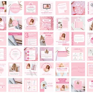 800 Pink Instagram Templates Instagram Templates Coach Instagram ...
